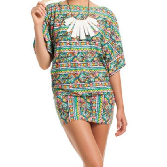 Trina Turk | Swim | Trina Turk Tunicswim Cover Up Eclectic Bora Bora ...